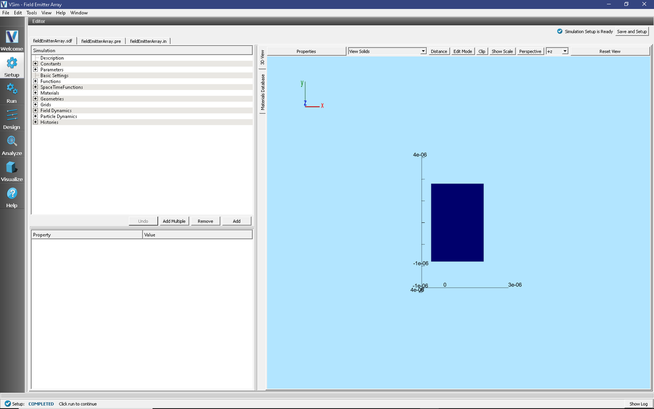 Field Emitter Array Fieldemitterarraysdf — V1221 
